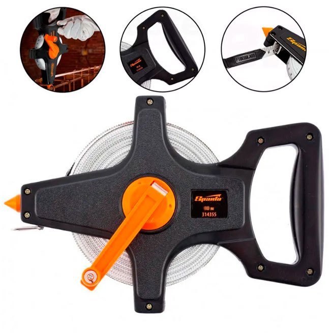 Trena 50mt / 30mt Trena Longa Aberta Fita Métrica de PVC | Shopee Brasil