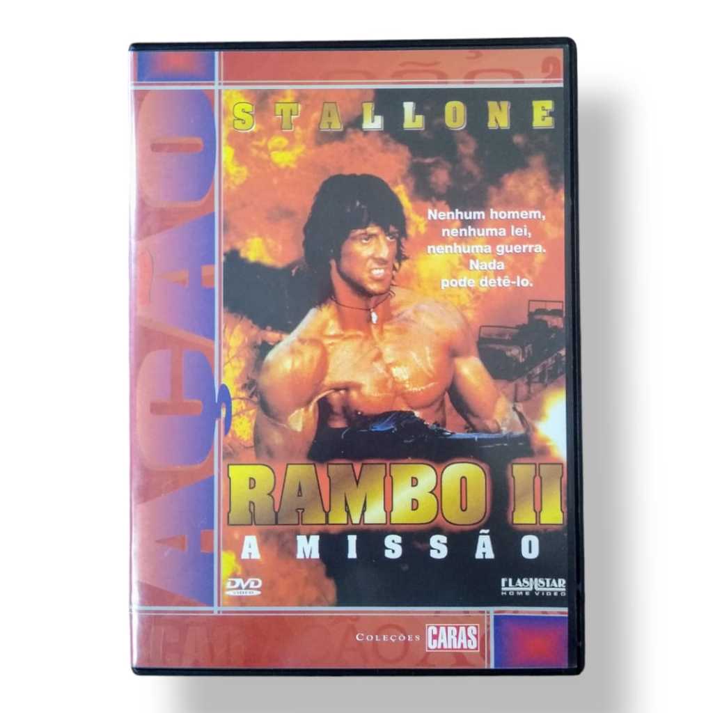 DVD RAMBO 2 A MISSÃO | Shopee Brasil