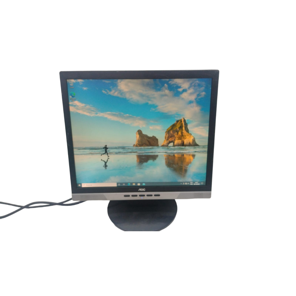 Monitor Aoc 17' Modelo 712sa Quadrado Usado Sem Risco Barato | Shopee Brasil