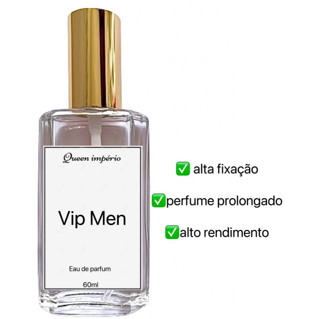 Perfume Vip men masculino 60ml | Shopee Brasil