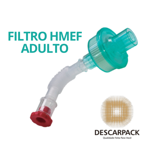 Filtro bacteriológico HMEF adulto Descarpack | Shopee Brasil