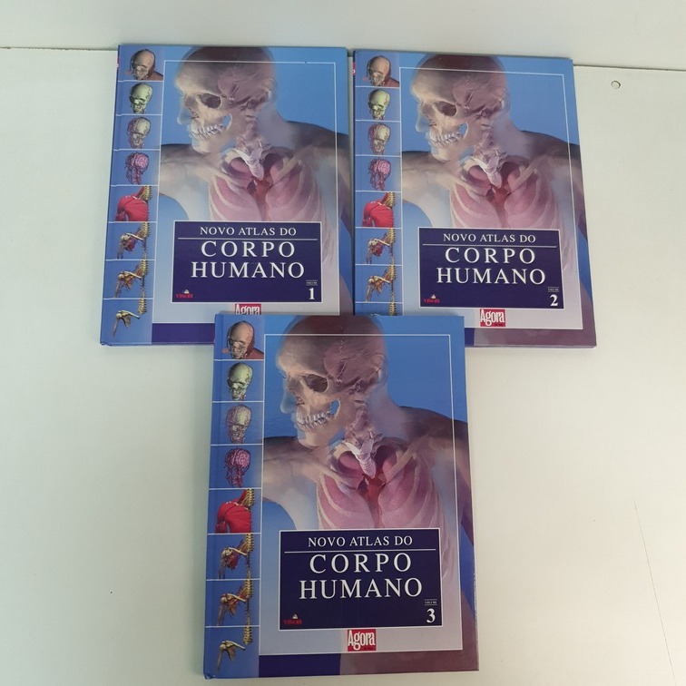 Livro Novo Atlas do Corpo Humano Volumes 1,2 e 3 Thomas McCracken V3126 ...