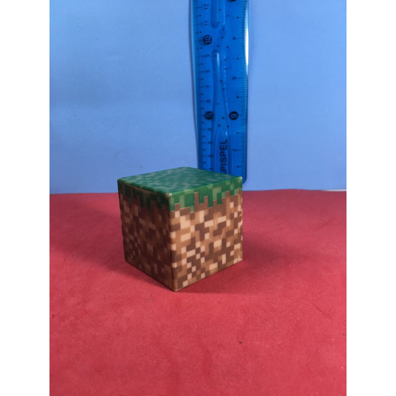 Minecraft Bloco De Grama Item De Colecionador o | Shopee Brasil