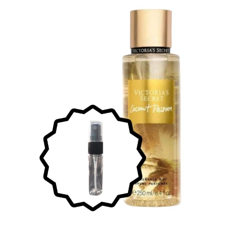 Body splash Coconut passion VS Original - Decant 15 ml | Shopee Brasil