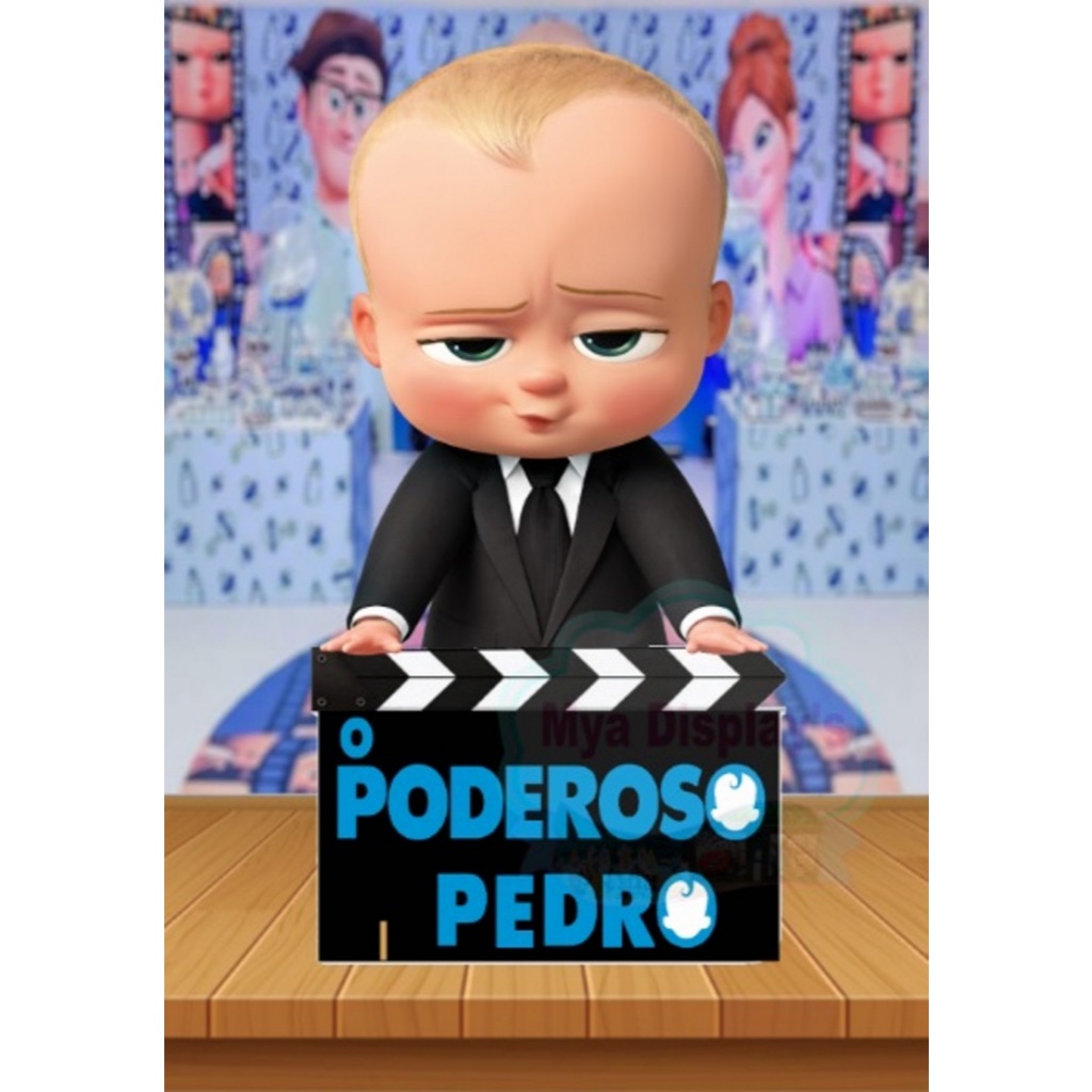 Poderoso chefinho CENTRO DE MESA PERSONALIZADO COM NOME kit festa ...