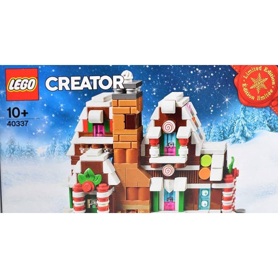 Lego 40337 - MICROSCALE GINGERBREAD HOUSE - Holiday Village | Shopee Brasil