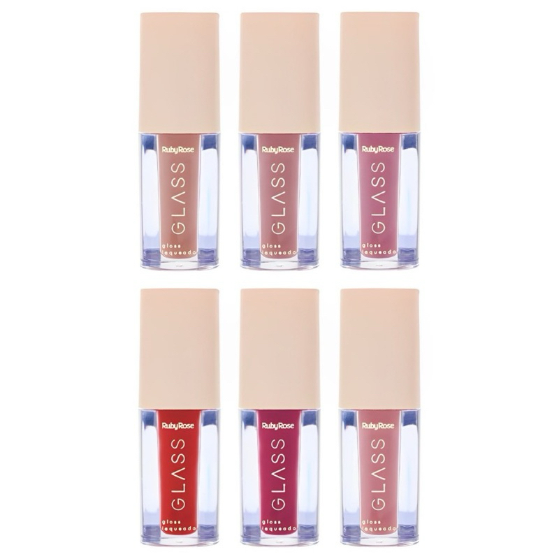 Gloss Laqueado Glass Ruby Rose. | Shopee Brasil