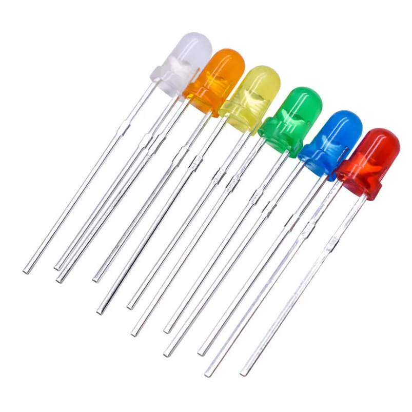 LEDs 5mm – Kit LEDs 5mm 6 Cores - 60 Unidades | Shopee Brasil