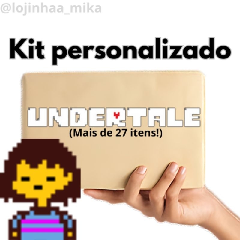 Kit personalizado de Undertale (LER DESCRIÇÃO) | Shopee Brasil