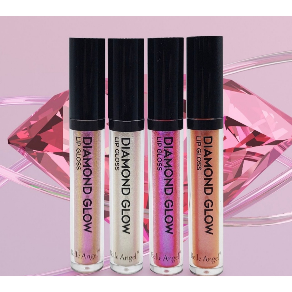 Lip gloos Glitter Diamond Glow - Belle Angel B121 | Shopee Brasil