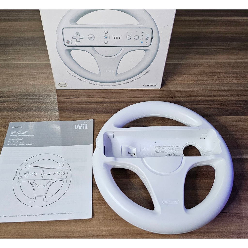 Volante Wheel Nintendo Wii Mario Kart Original Nintendo Branco ...