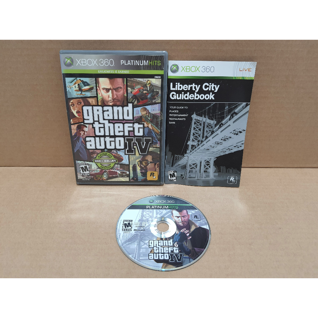 Grand Theft Auto IV GTA IV - Xbox 360 Ou Xbox One Original | Shopee Brasil