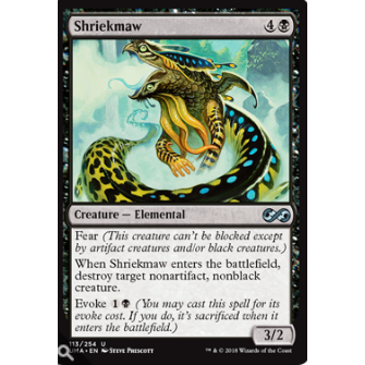 Card Magic Bocarra Ululante Shriekmaw Magic the Gathering | Shopee Brasil