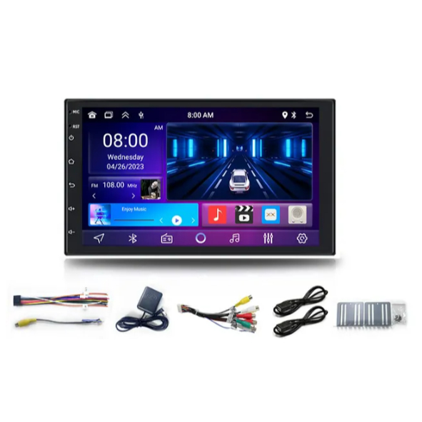 Central multimídia Android Gps Wifi 7 Polegadas 2 Din | Shopee Brasil