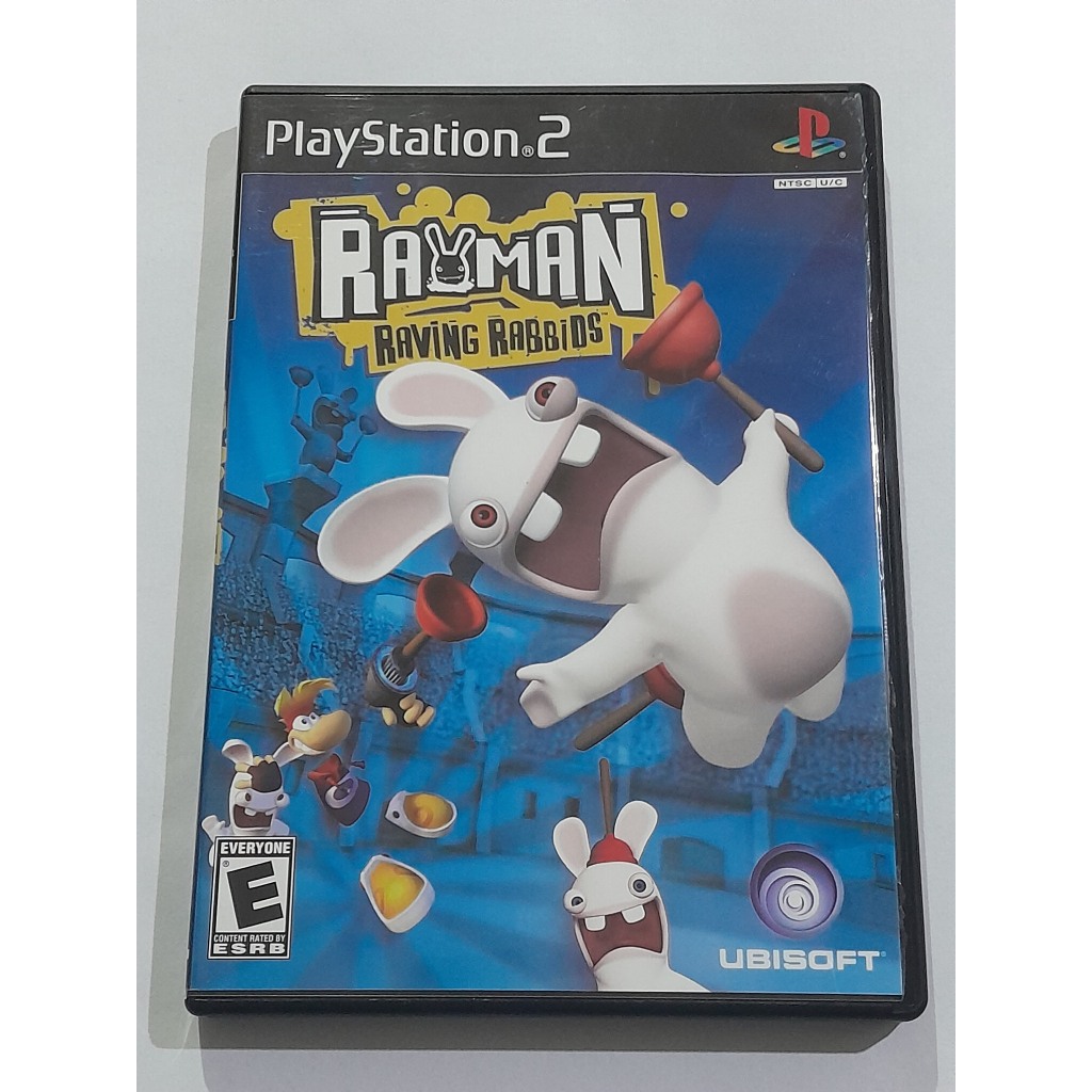 Rayman Raving Rabbids p/ Playstation 2 PS2 Original | Shopee Brasil