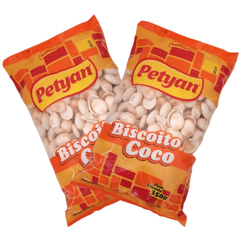 Kit 10 bolacha Petyan Coco Pocazoi 350g Original Da Bahia - Biscoito Poca olho Coquinho | Shopee ...