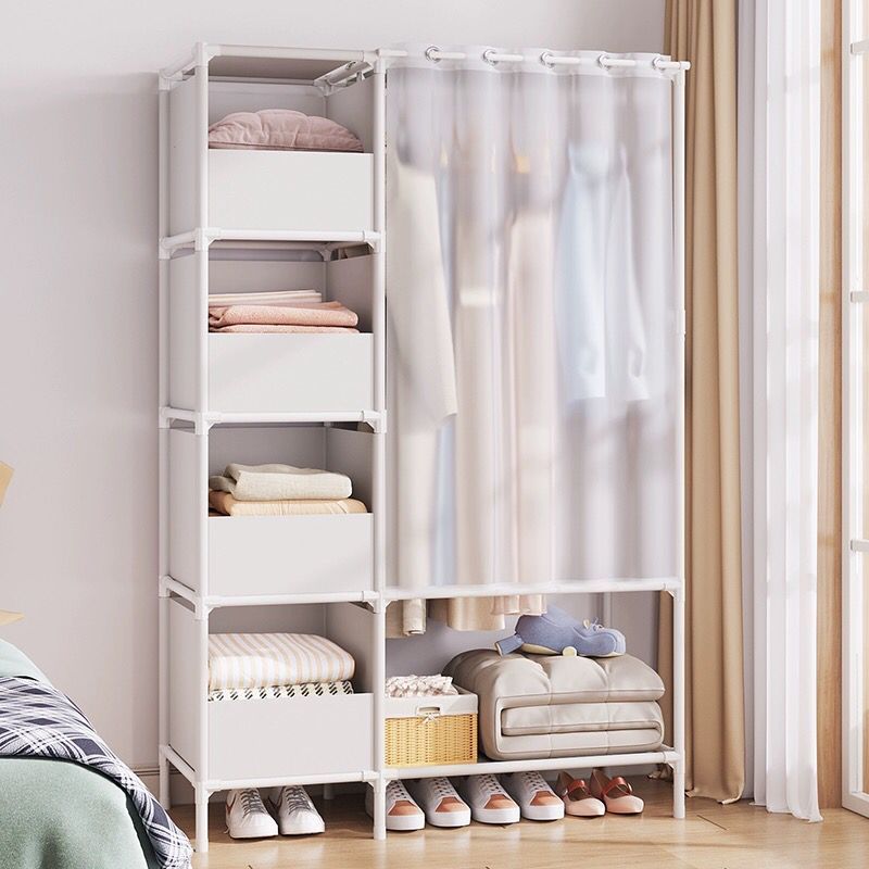 Arara 4 Nichos Com Prateleira Guarda Roupa | Shopee Brasil