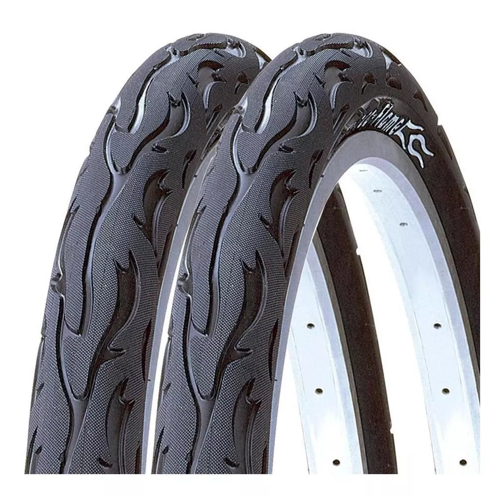 Par Pneu Balão Kenda Flame Aro 26x 2.125 Bike | Shopee Brasil