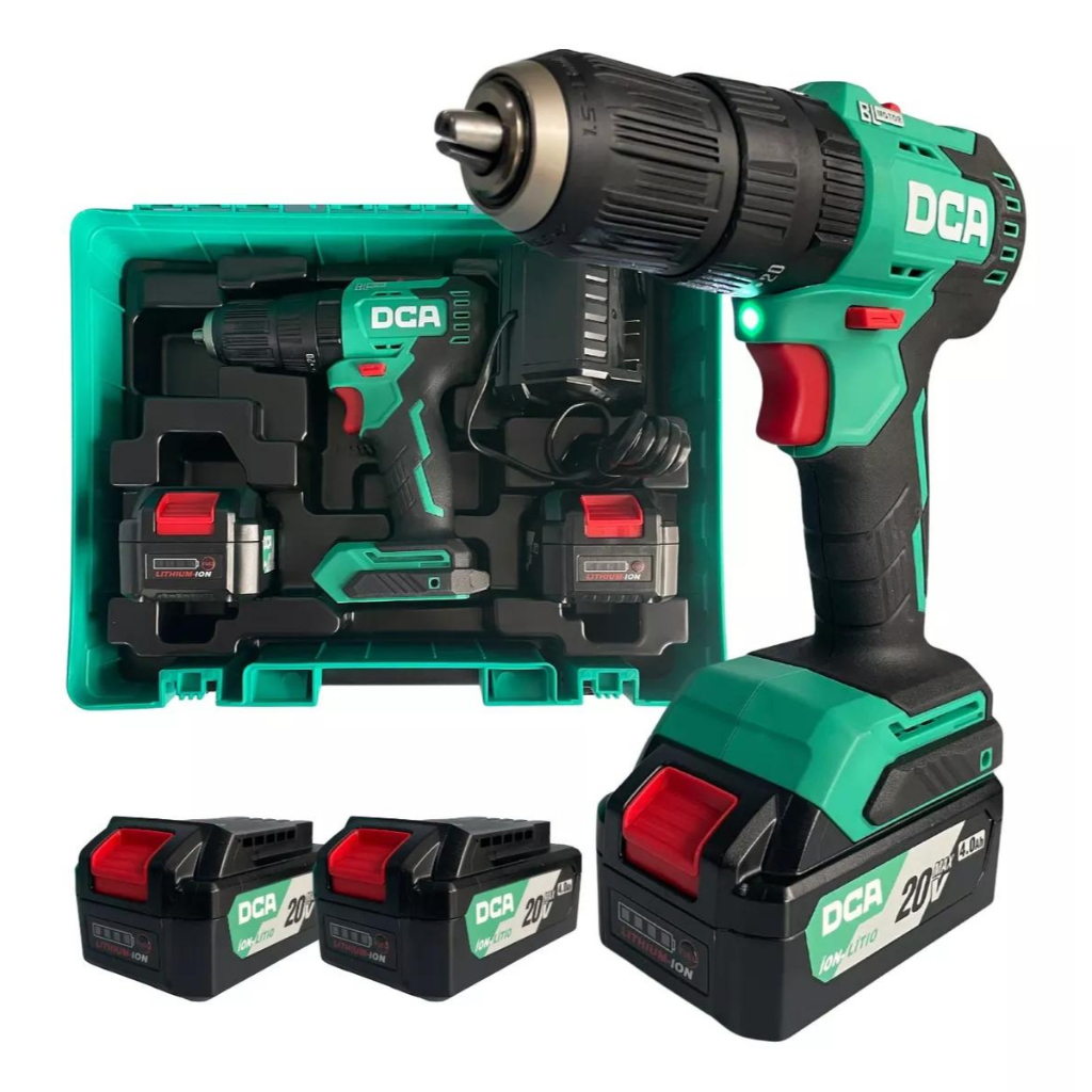 FURADEIRA E PARAFUSADEIRA DE IMPACTO A BATERIA DCA ADJZ2050IEM 13MM 20V ...