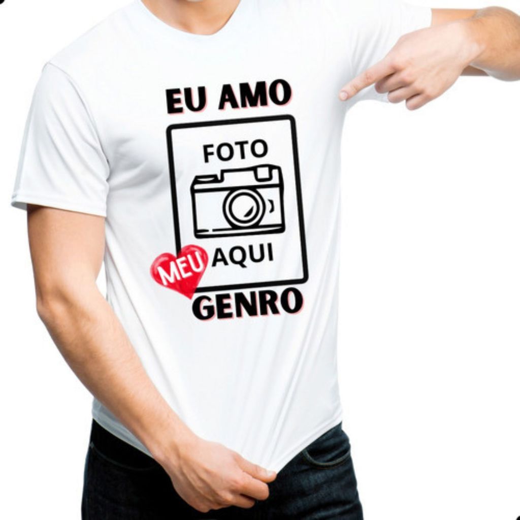 Camiseta Branca Personalizada Eu amo Meu Genro Nora Sogro Sogra | Shopee Brasil