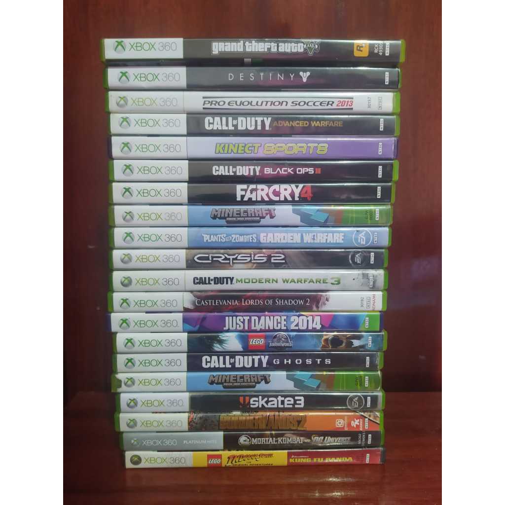 Jogos Xbox 360 e ps em cd Original | Shopee Brasil