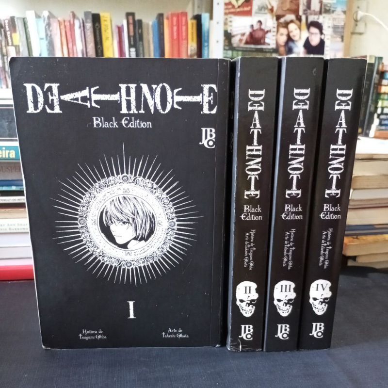 Mangá Death Note Black Edition Volumes 1-4 | Shopee Brasil