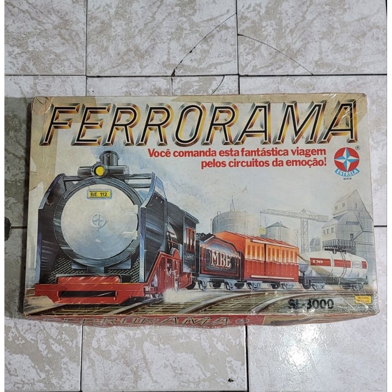 Antigo ferrorama da Estrela Sl-3000 na caixa (leia) | Shopee Brasil