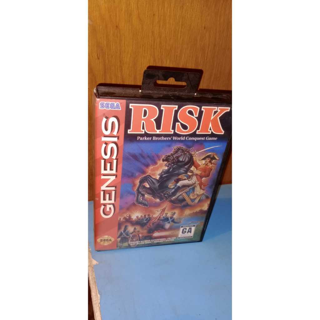 Risk Mega Drive Original com caixa original completo | Shopee Brasil