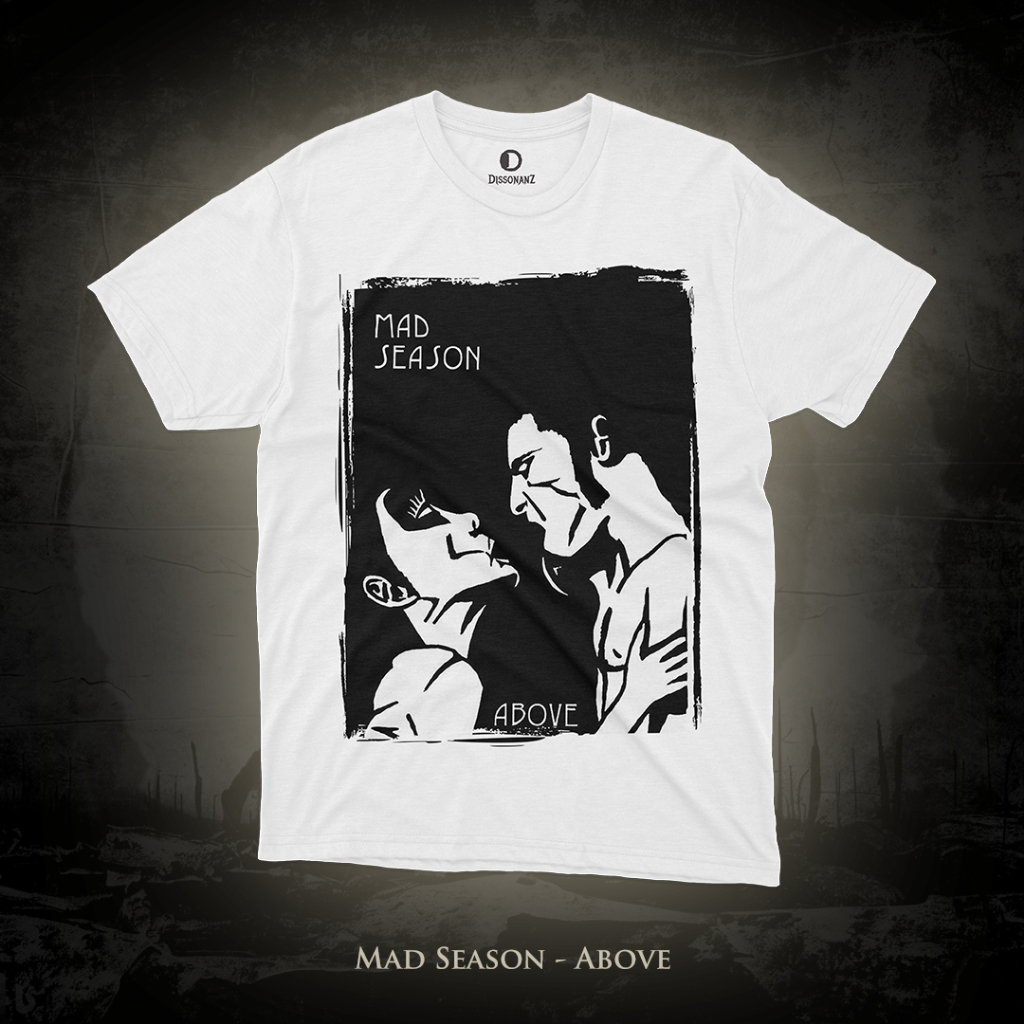 Camiseta: Mad Season - Above - 100% algodão, estampa em DTG | Shopee Brasil