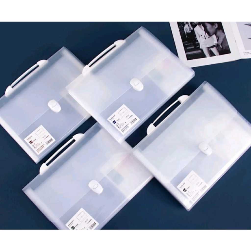 Pasta Para Documentos A4 Com 12 Divisoria Transparente | Shopee Brasil