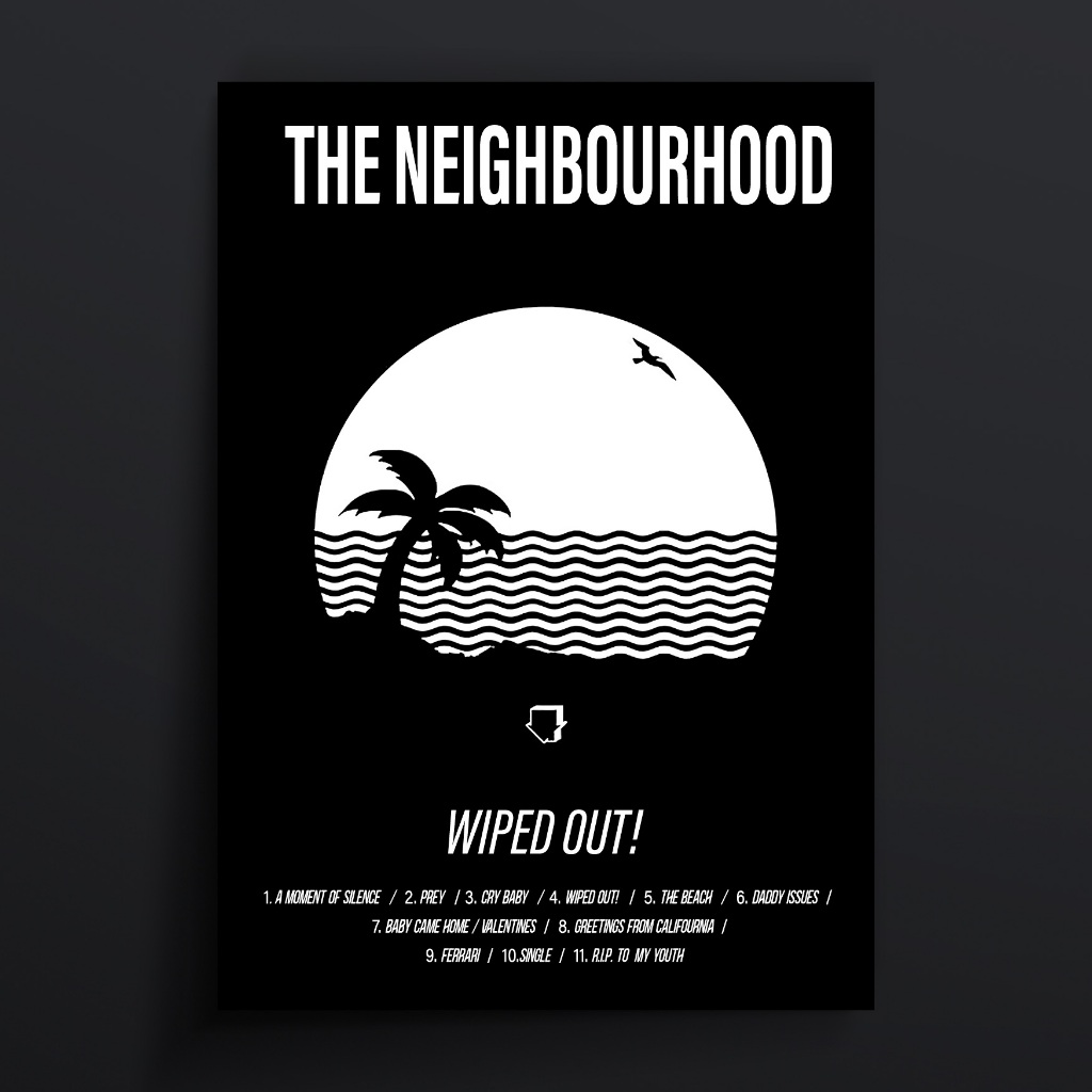 Poster The Neighbourhood Wiped Out Indie A3 Grande 42x30 Poster Cartaz ...