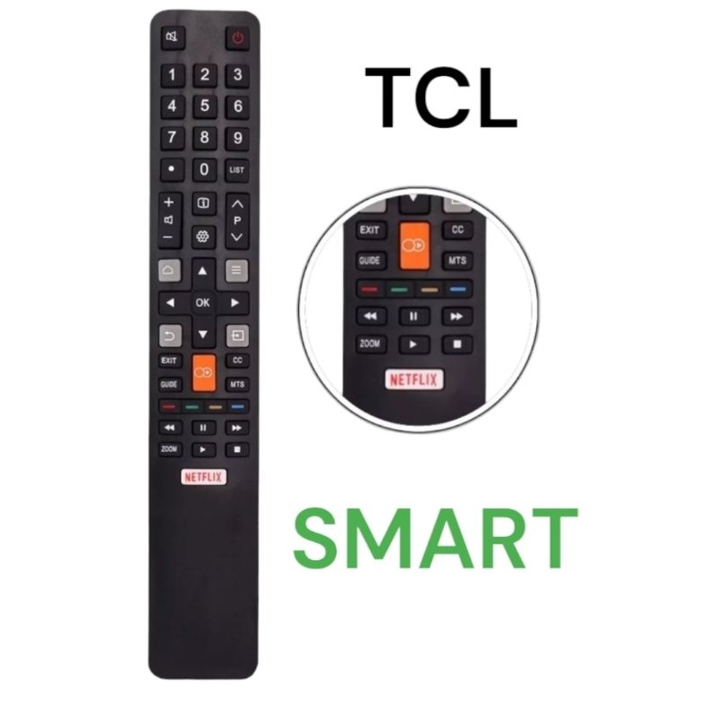 Controle Remoto Tv Dled Tcl com Netflix e Globoplay Smart L32S4900S FBG ...