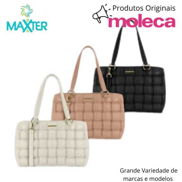 Bolsa Feminina Moleca Ombro e Transversal 50047 Original | Shopee Brasil