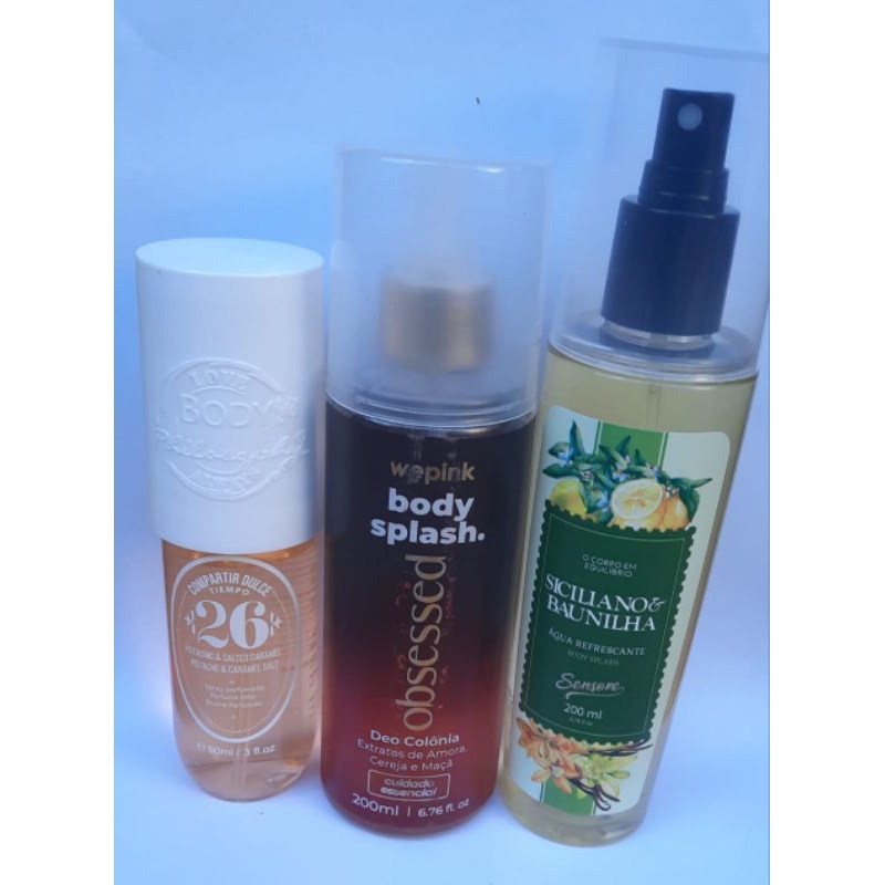 Body splash obsessed Virgínia Fonseca siciliano e baunilha combo ...