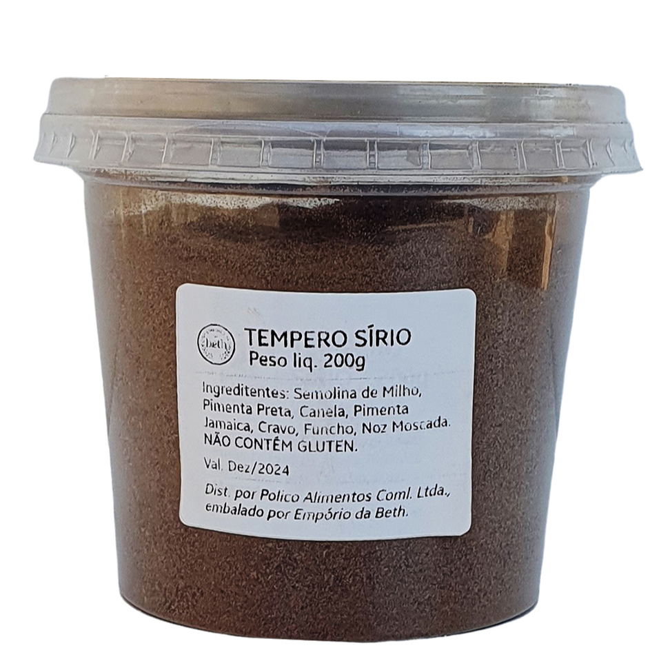 Tempero Sirio 200g | Shopee Brasil