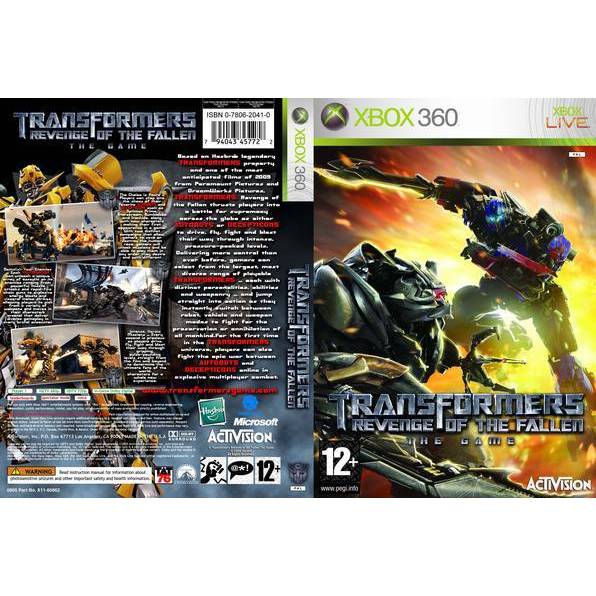 Transformers Revenge of The Fallen P/ XBOX360 (LTU/LT/JTAG/RGH ...