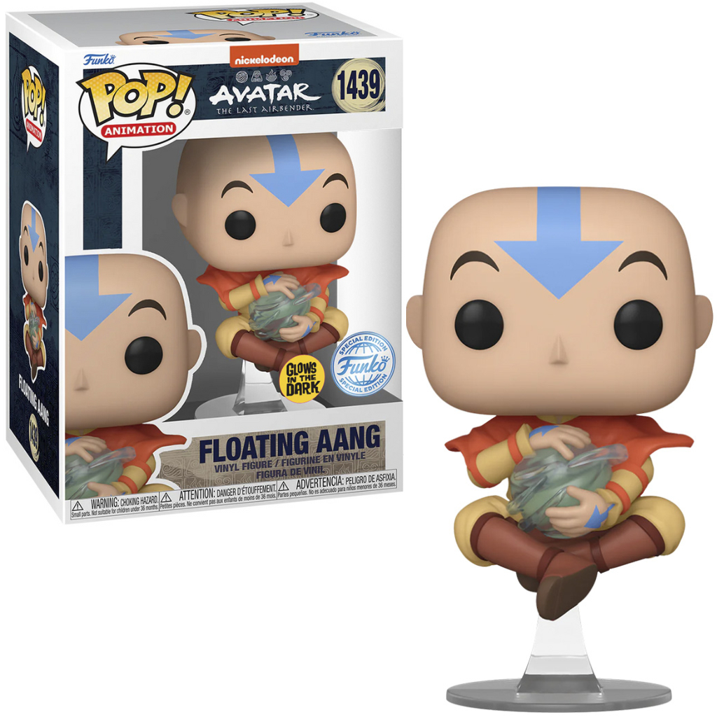 Funko POP! Avatar Floating Aang #1439 Glows In The Dark (100% Original ...