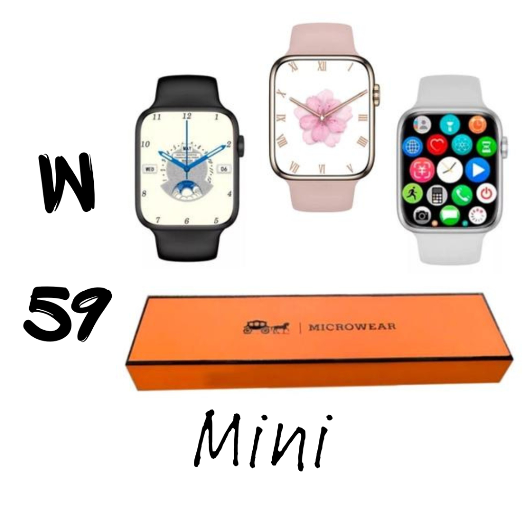 Smartwatch W59 Mini - 41 Mm Função Dois Gestos Nfc Chat Gpt - Ilha ...