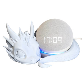 Suporte Alexa Echo Dot 4a e 5a Geração Baby Dragon Dormindo | Shopee Brasil