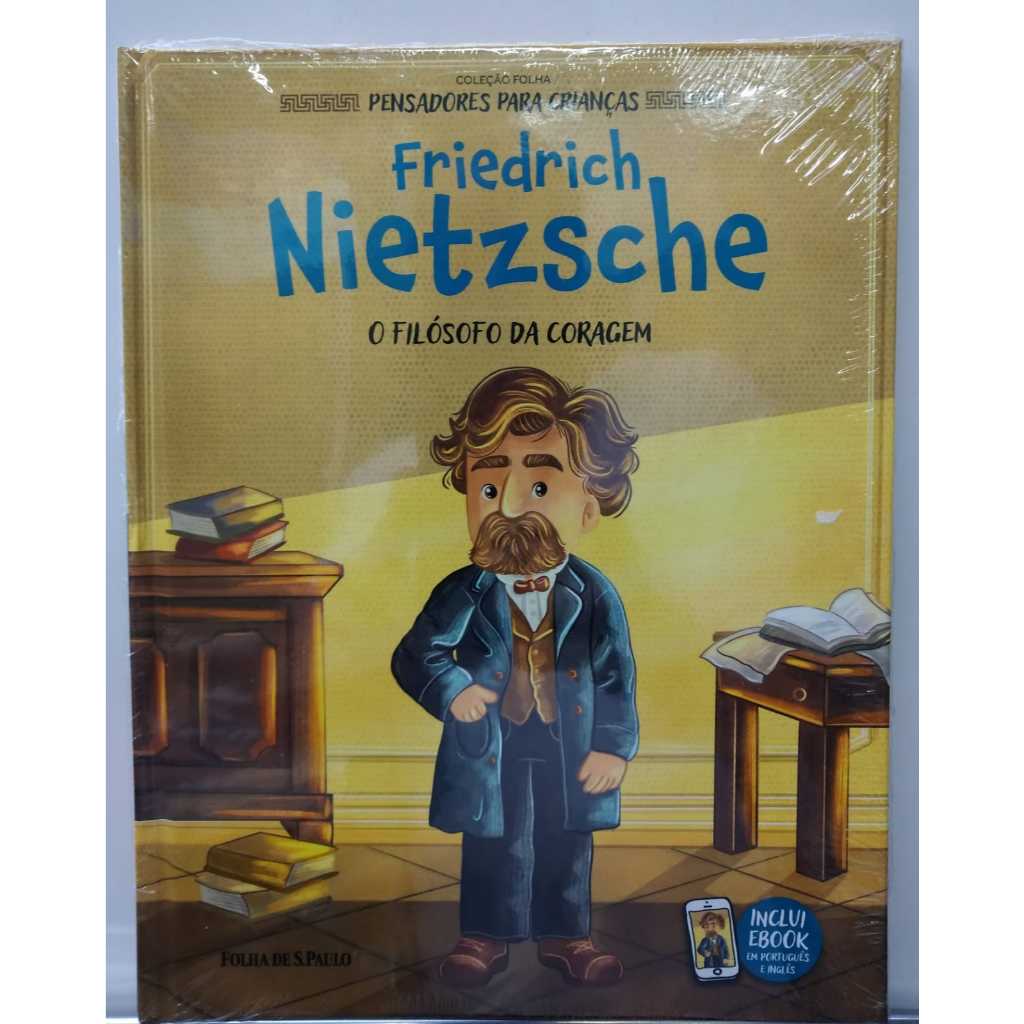Coleção Folha Pensadores Para Crianças Edição 02 Nietzsche | Shopee Brasil