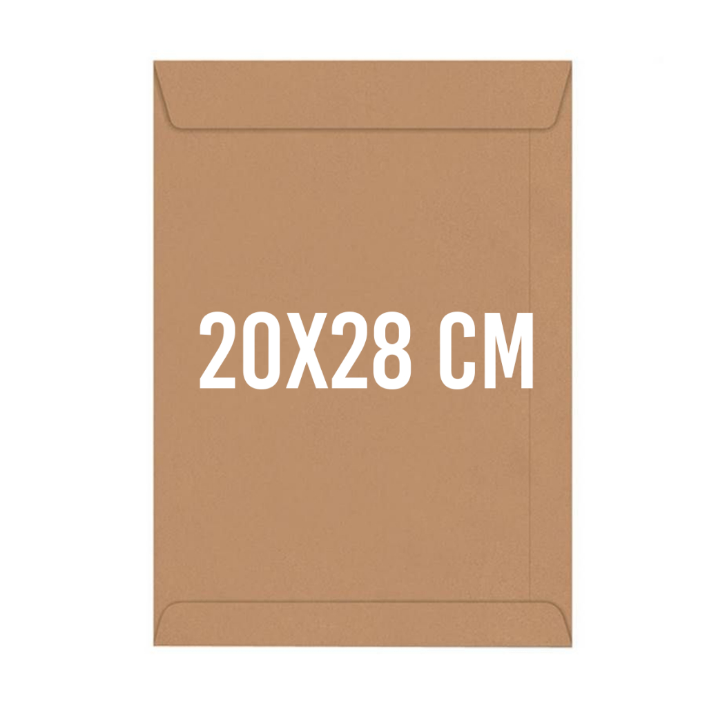 Caixa de Envelope Kraft Pardo Marrom Saco 250un Comercial Atacado ...