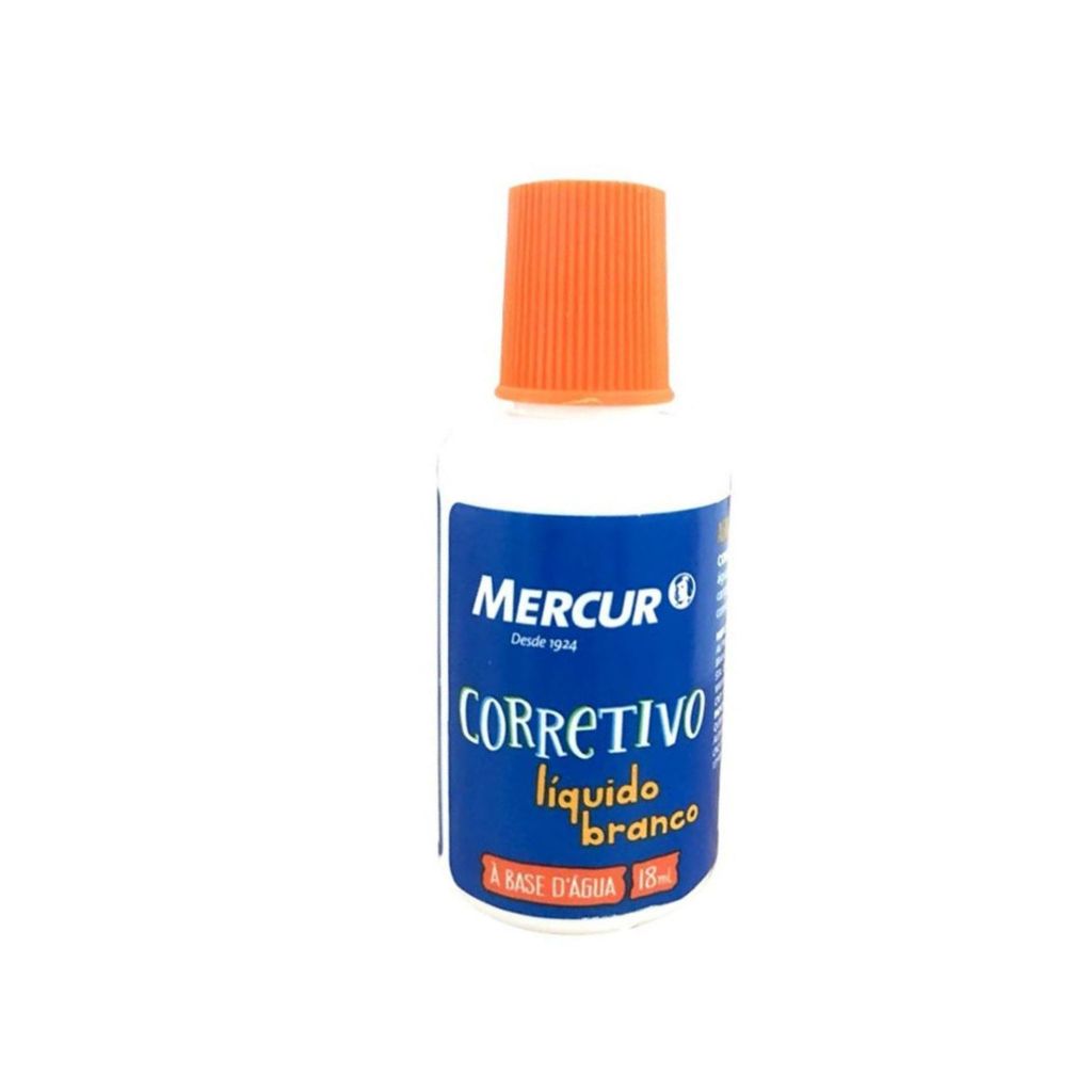 Corretivo Líquido 18ml - Mercur / Papelaria / Material Escolar ...