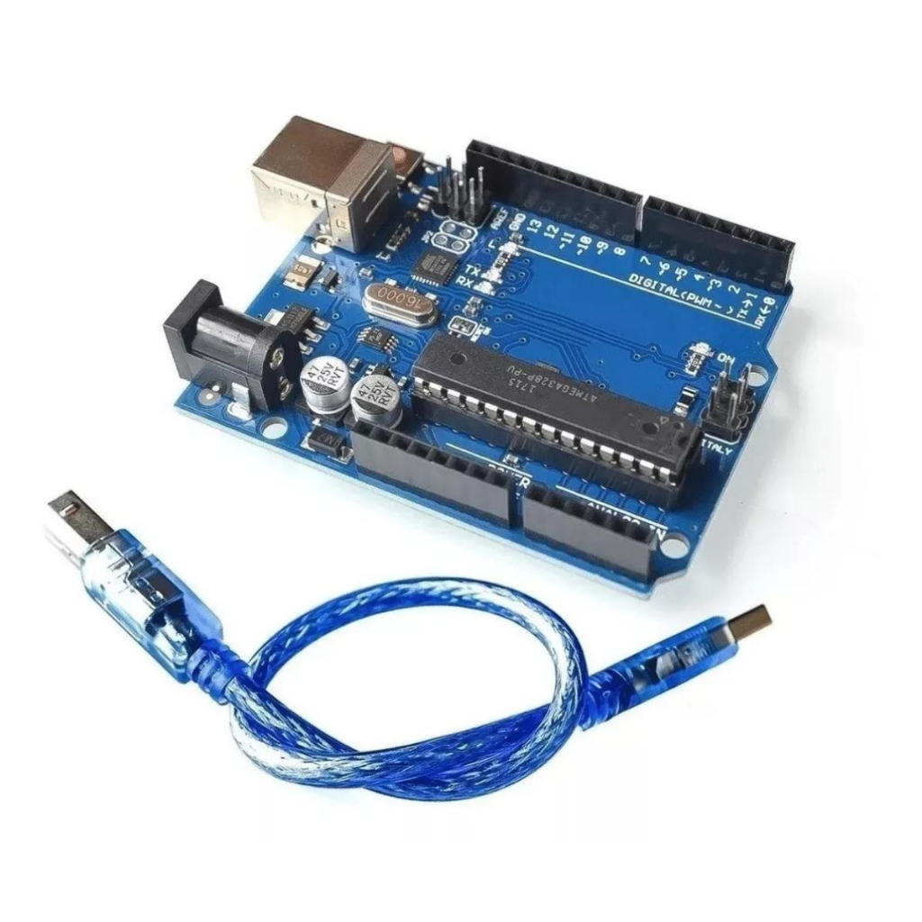 Placa Compatível Arduino Uno R3 Dip Atmega328p | Shopee Brasil