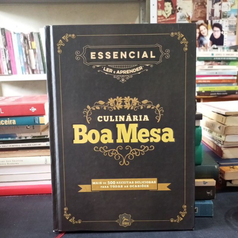 Livro Culinária Boa Mesa Essencial Ler e Aprender | Shopee Brasil