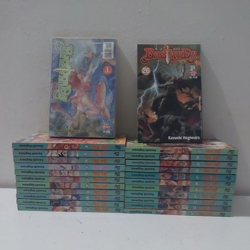 coleção mangás bastardy 1 ao 20 + 22, 23, 25 e 26 | Shopee Brasil