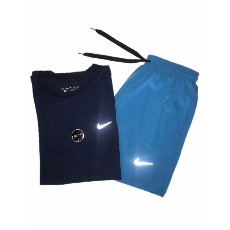 Kit Conjunto Masculino Nike Sport 1 Camisetas + 1 Short Nike Refletivo ...