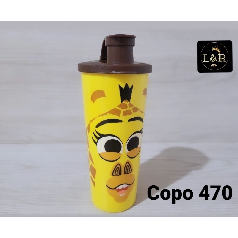 Copo Com Bico 470ml Personagens Kou Kou Madagascar -Tupperware | Shopee ...