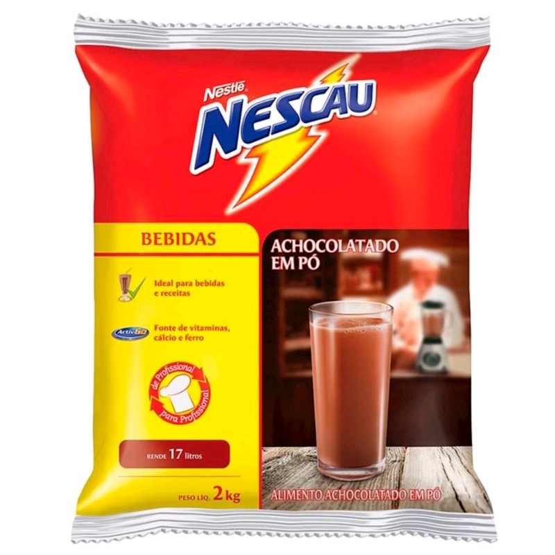 ACHOCOLATADO NESCAU EM PÓ 2KG | Shopee Brasil