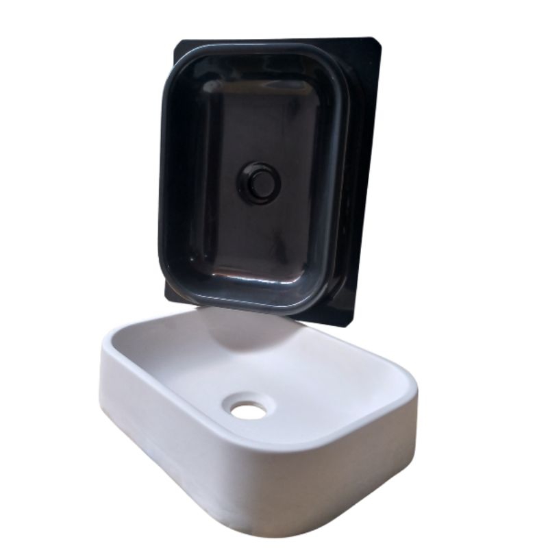 Molde 3D Cimenticio forma de Cuba Sobrepor Luna 36 /26 / 08 Abs 2mm ...