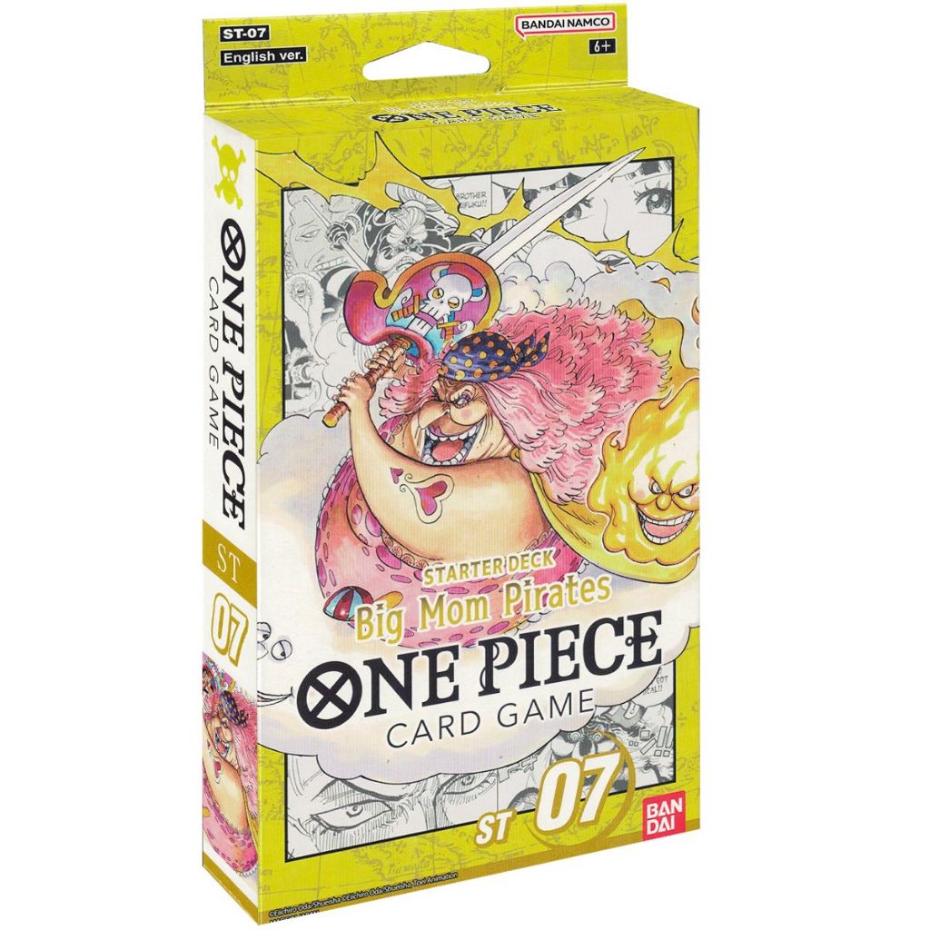 One Piece Starter Deck St 07 Big Mom Pirate Card Game Jogo De Cartas ...